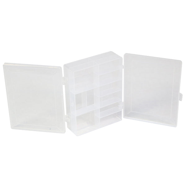 Everything Mary Clear Bead Storage Box – Portable Organizer with Adjus